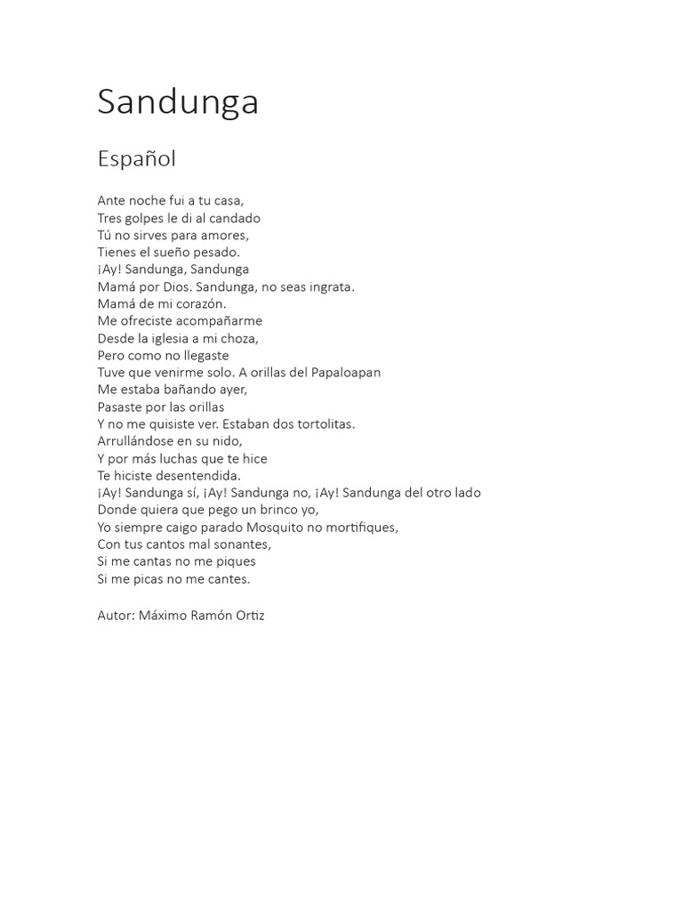 SANDUNGA | PDF | Novela negra, policíaca y suspenso | Poesía