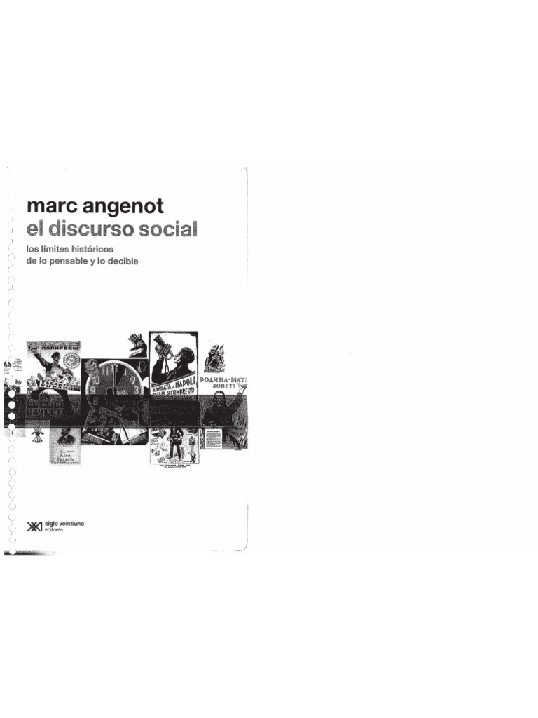 Angenot,Marc El discurso social 2 El retorno al metodo | PDF