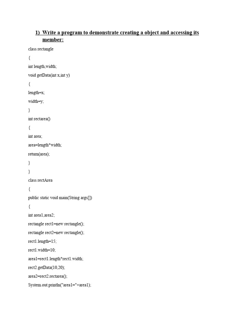 Java Lab Manual | PDF | Boolean Data Type | Computer Data Java Lab Manual | PDF | Boolean Data Type | Computer Data