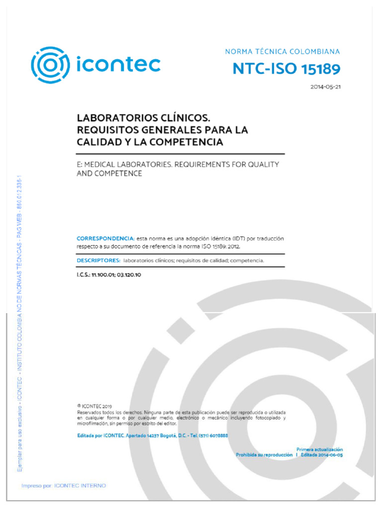 Iso 15189 V.2014 | PDF