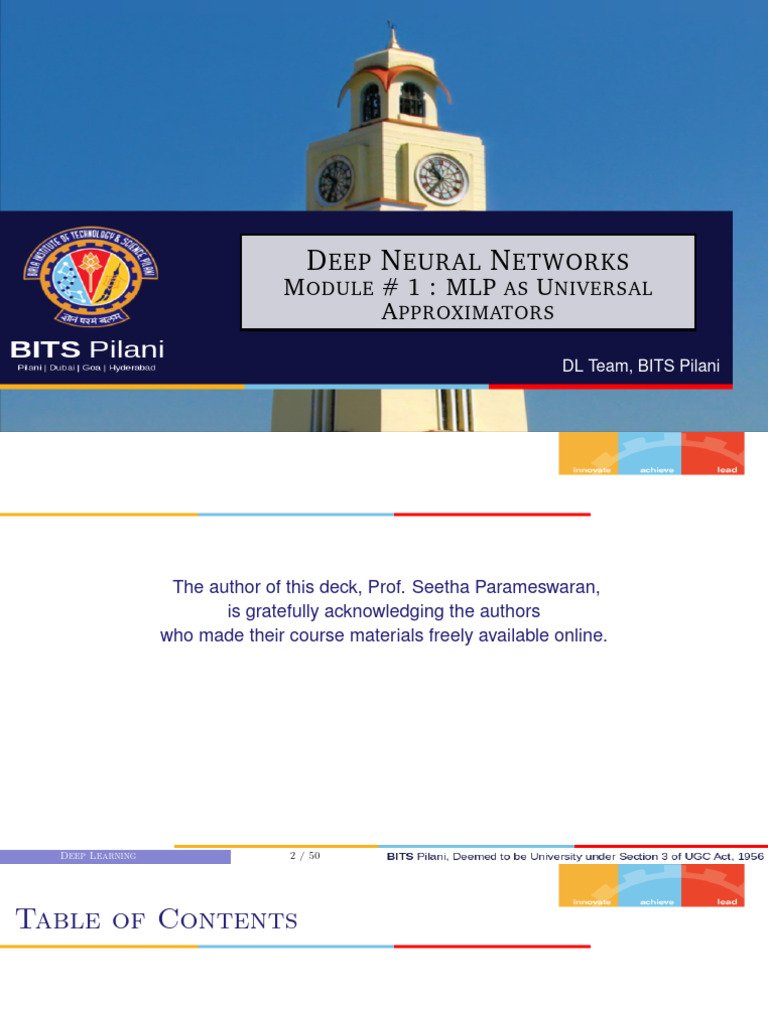 DNN - M1 - MLP As Universal Approximator | PDF | Deep Learning | Boolean Algebra