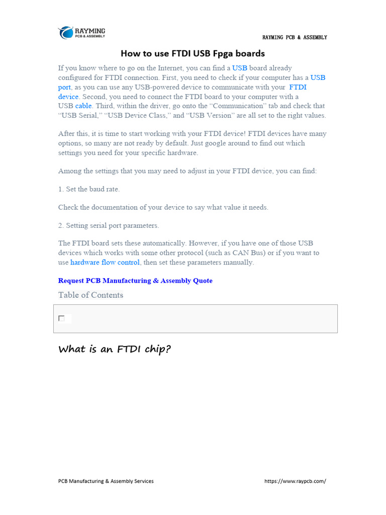 How To Use FTDI USB Fpga Boards | PDF | Usb | Device Driver