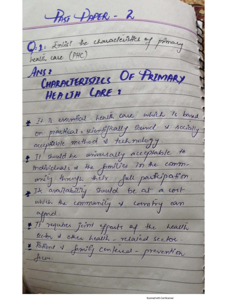 Past Paper 2.... CHN-1 | PDF