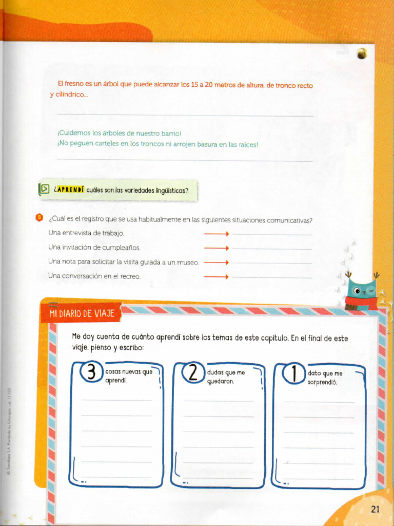 Viaje Al Centro de Las Letras 6 Pag 40 | PDF