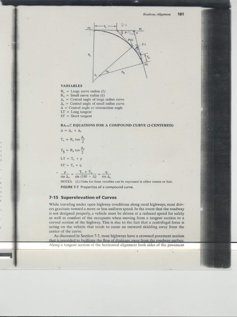 Compound Curve | PDF