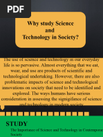 Science, Technology and Society Module #1 | PDF | Science | Society