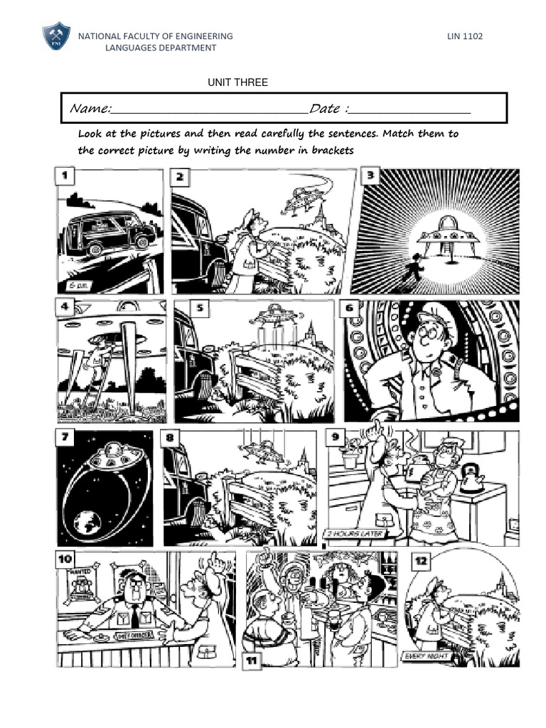 THE POSTMAN AND THE UFO. READING COMPREHENSION STORY | PDF