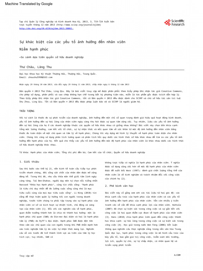 Shu Zhou, Ling Qiu (2013) (bản dịch) | PDF