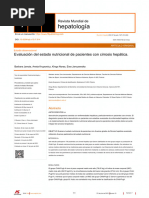 Escala Child-Pugh para Cirrosis Hepática | PDF