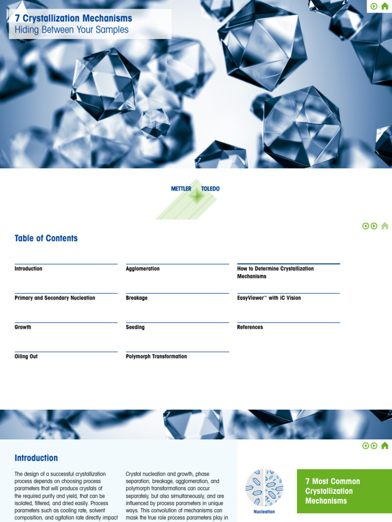 Crystallization Mechanisms | PDF | Crystallization | Nucleation
