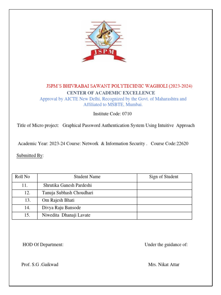 NIS Microproject | PDF | Password | Usability