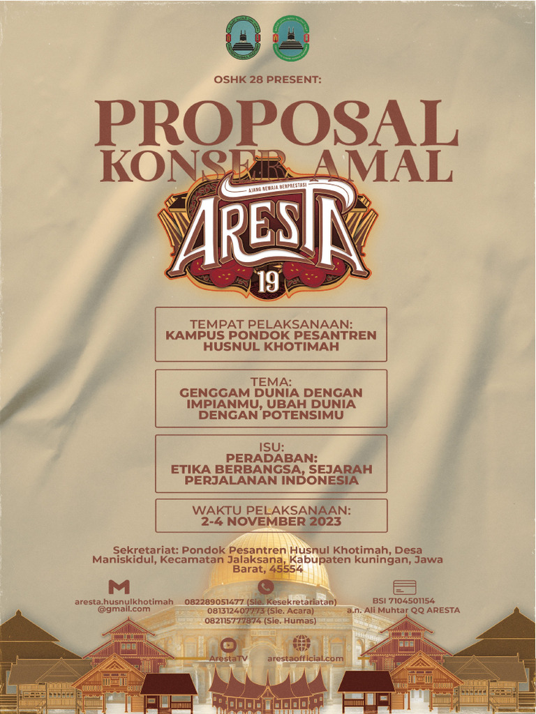 Draf Proposal Kerjasama Konser Amal | PDF