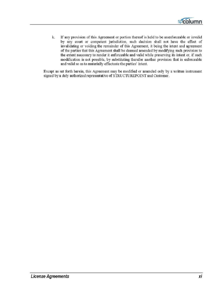 License Agreement Modification Clause | PDF