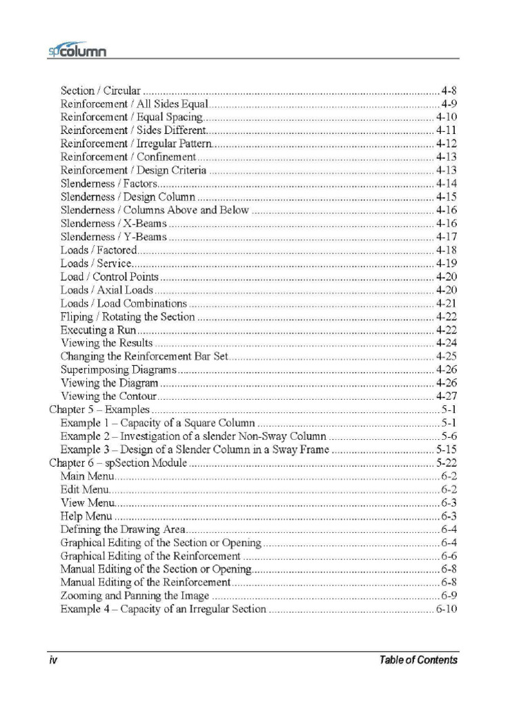 Spcolumn Manual v4.201 - Page - 004 | PDF
