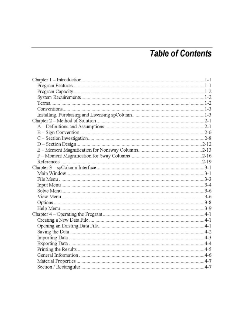 Spcolumn Manual v4.201 - Page - 003 | PDF