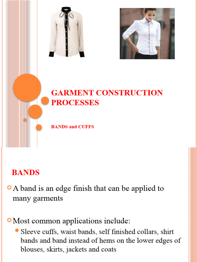 4 Cuffs Pptx -2023 | PDF | Seam (Sewing) | Blouse