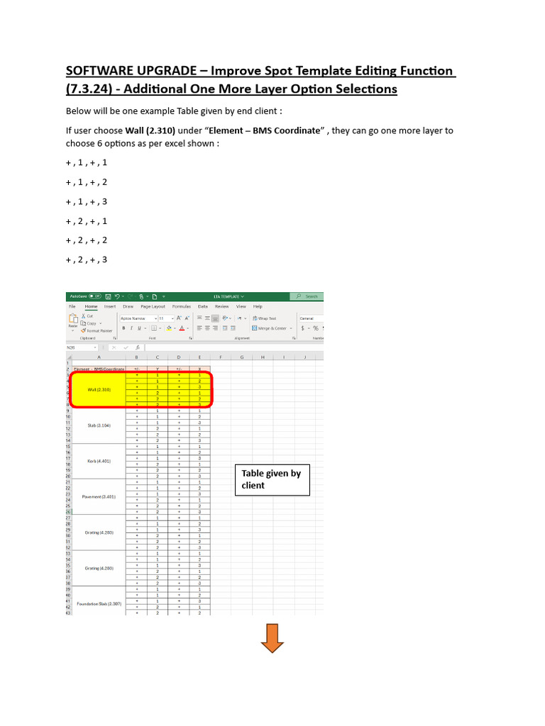 SOFTWARE UPGRADE - Improve Spot Template Editing Function (1.3.24) | PDF