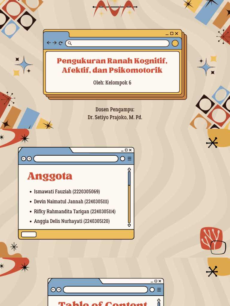 K6 - Pengukuran Ranah Kognitif, Afektif, Dan Psikomotorik | PDF