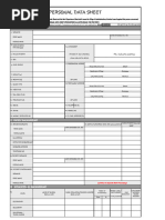 CS Form No. 212 Revised-2017 Personal-Data-Sheet | PDF | Government ...