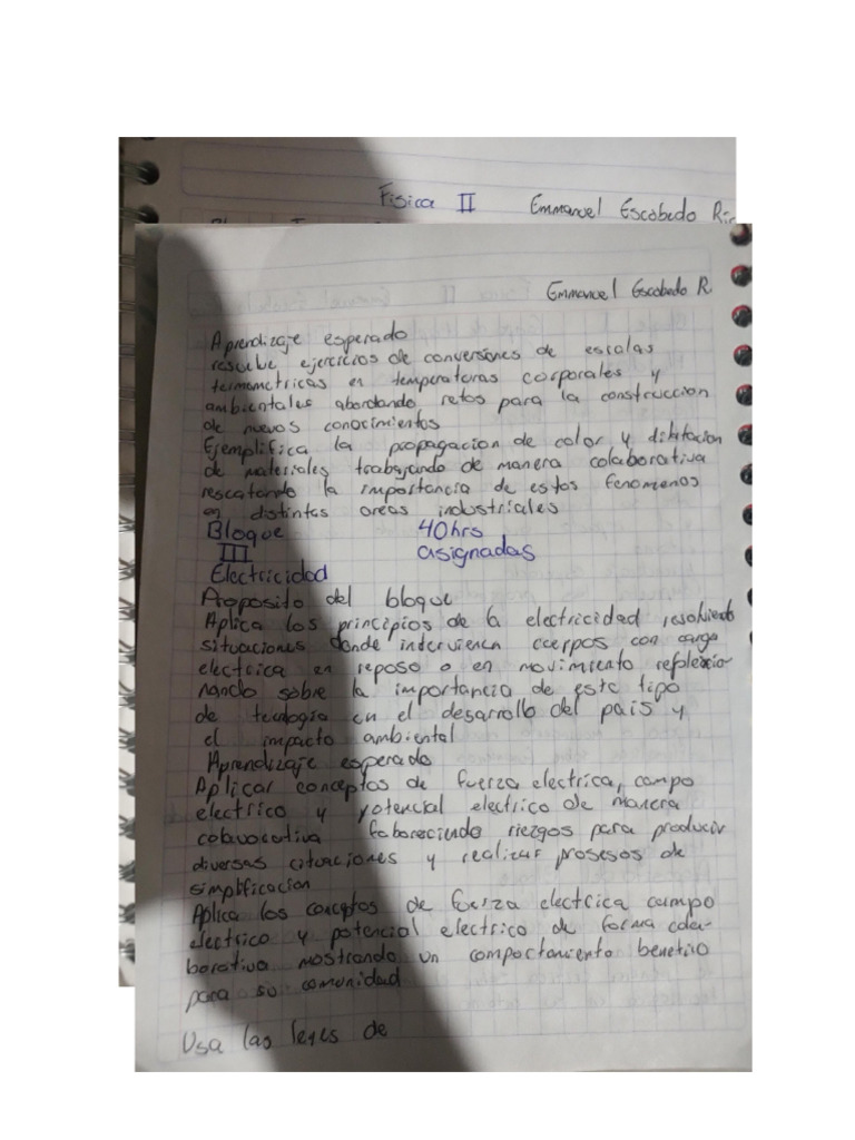 Nota de Clase | PDF