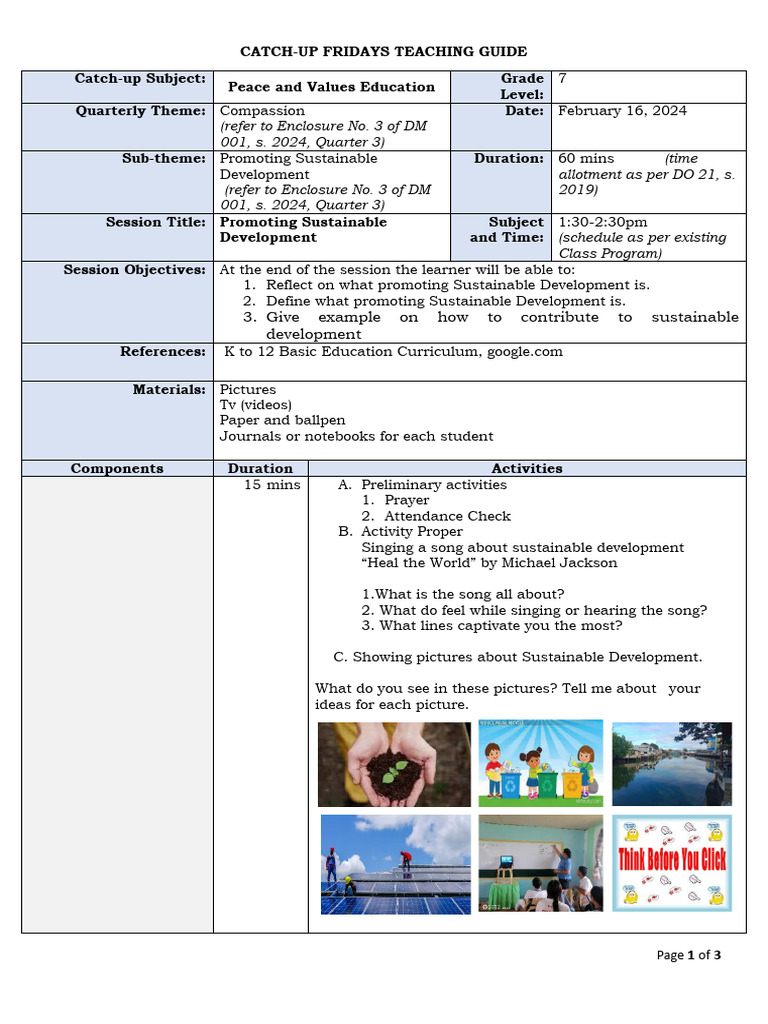 Week 2 Grade 7 | PDF | Learning | Behavior Modification