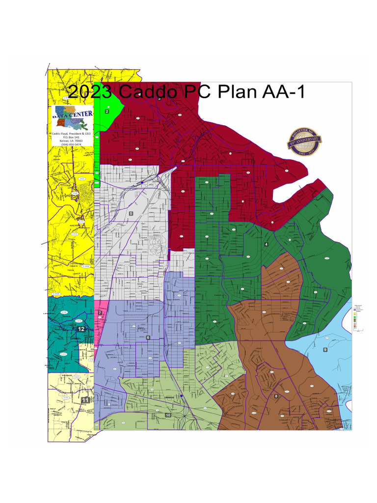 Caddo Commission districts map | PDF