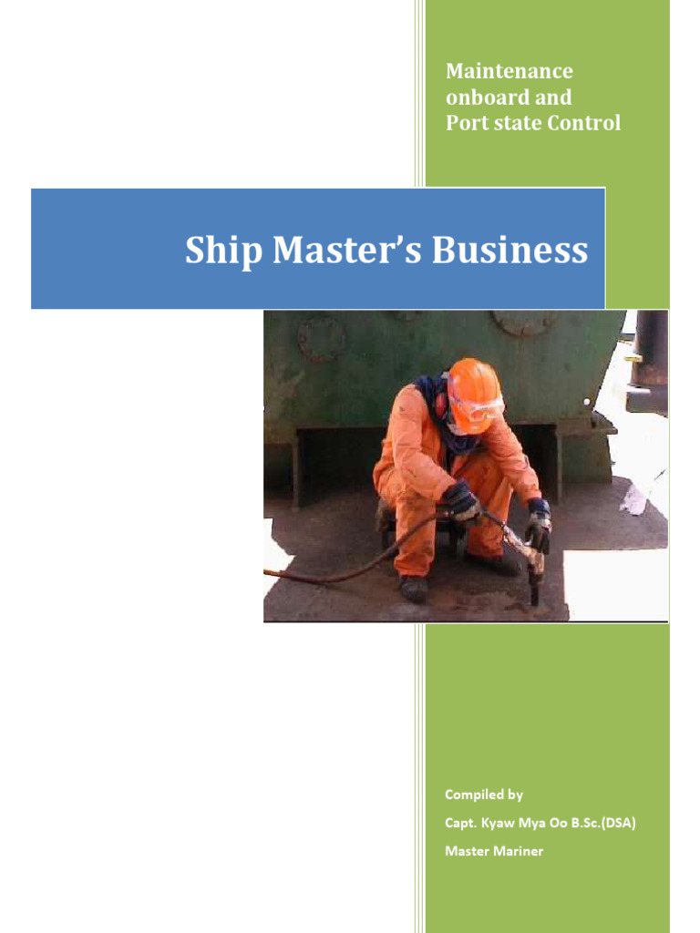 Maintenance & Port State Control by Capt. Kyaw Mya Oo | Download Free ...
