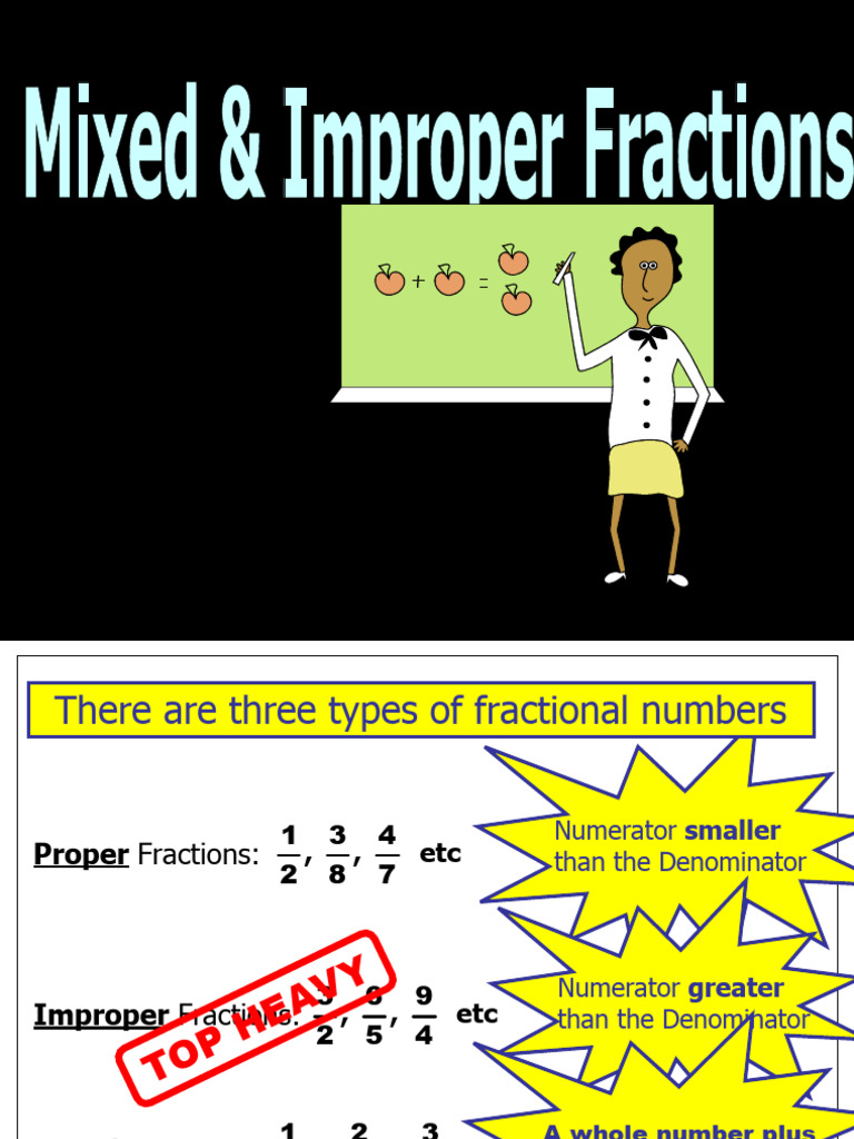 Converting Mixed and Improper Fractions | PDF | Mathematical Objects ...
