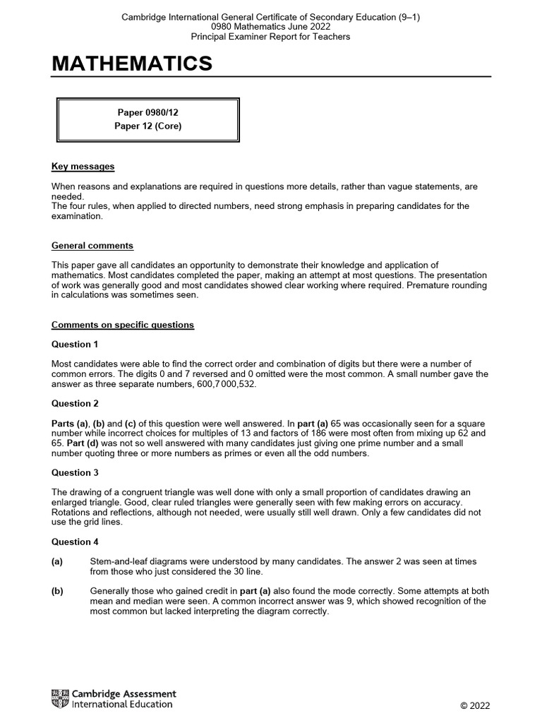 Mathematics | PDF | Numbers | Area