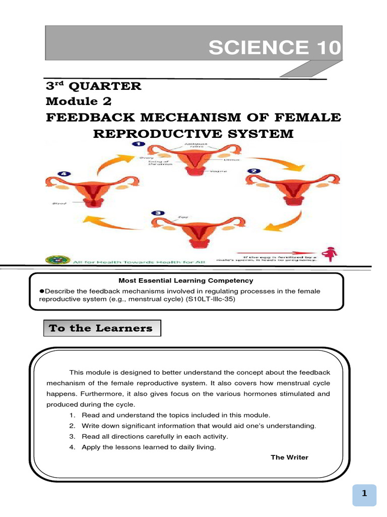 Science 10 Q3 Week 2 | PDF | Menstrual Cycle | Luteinizing Hormone