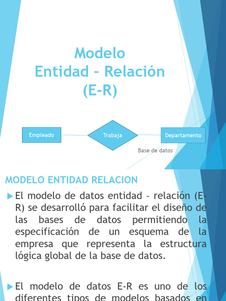 Introducción al Modelo E-R | PDF | Informática