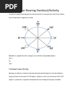 Directions Using a 16-Point Compass | PDF