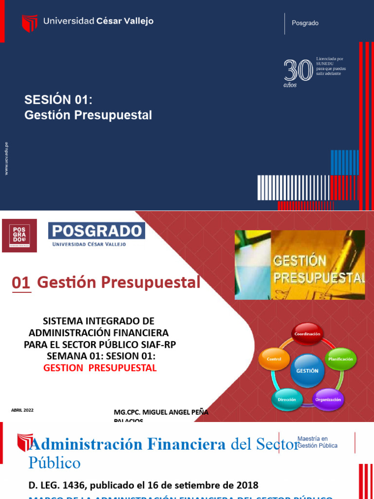 Sesion1 SIAF | PDF | Presupuesto | Planificación