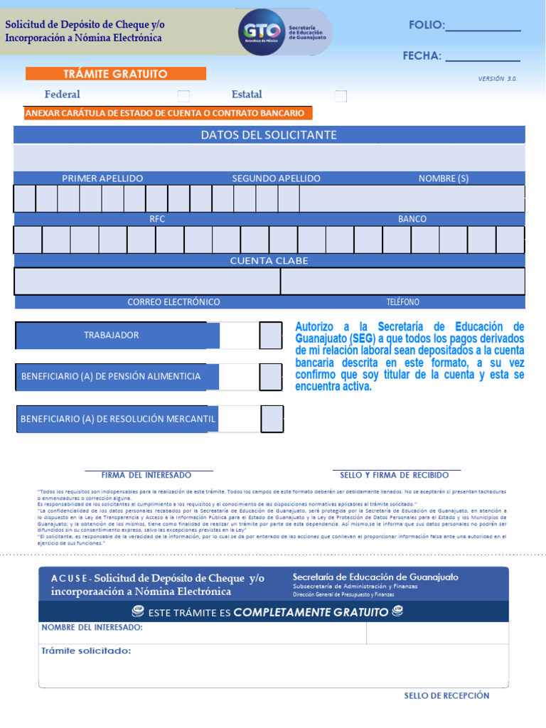 Anexo 3. - Formato Solicitud de Depósito de Cheque e Incorporación A ... Anexo 3. - Formato Solicitud de Depósito de Cheque e Incorporación A ...