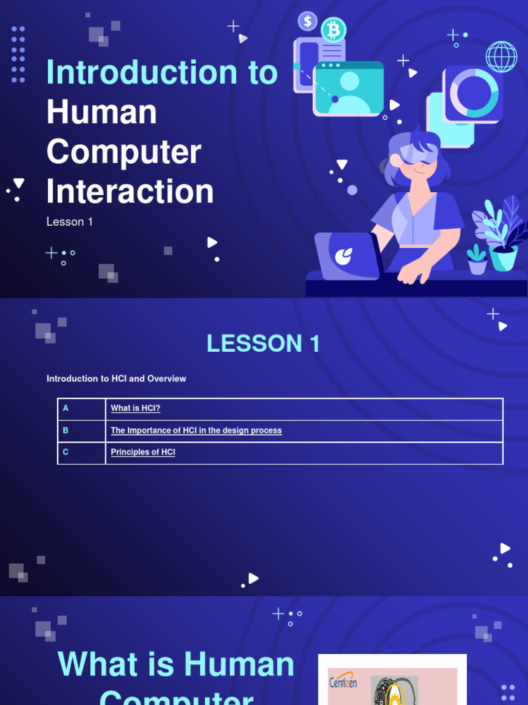 IntroHCI | PDF | Human–Computer Interaction | Graphical User Interfaces