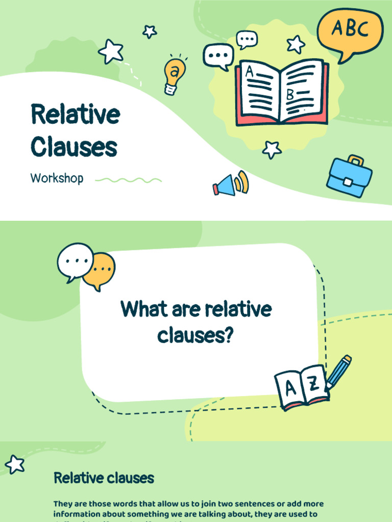 Relative Clauses | PDF | Languages | Foreign Language Studies