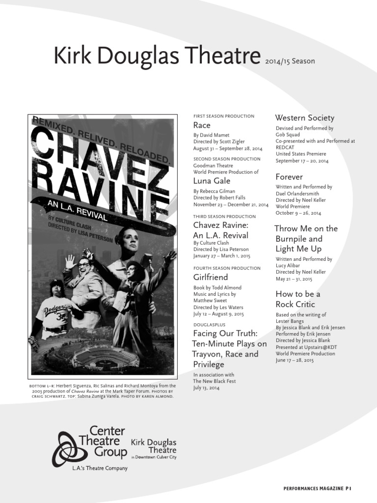FINAL Chavez Ravine Program | PDF | Theatre