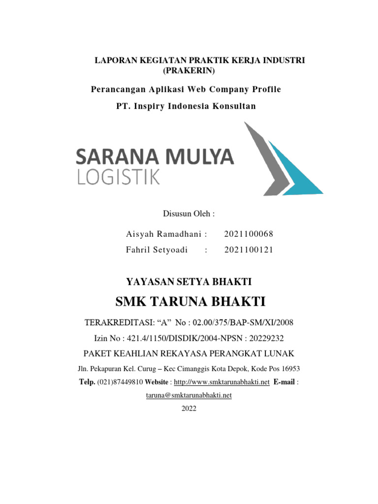 Laporan PKL SML | PDF | Bisnis
