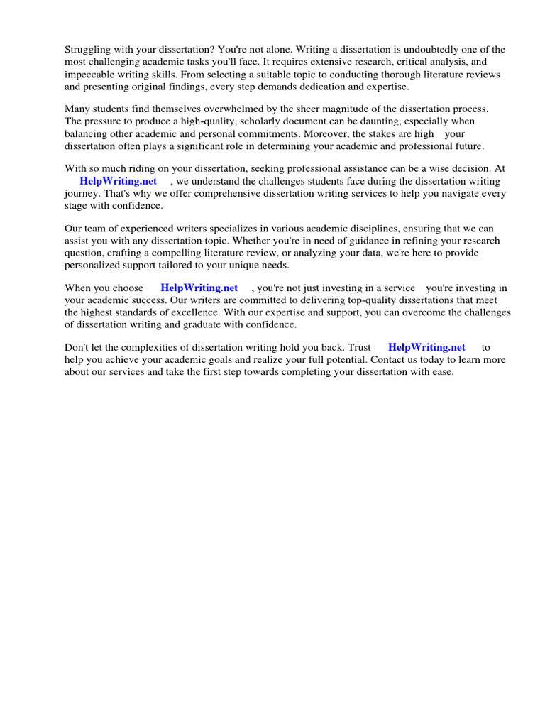 Dissertation Example Topics | Download Free PDF | Thesis | Nursing