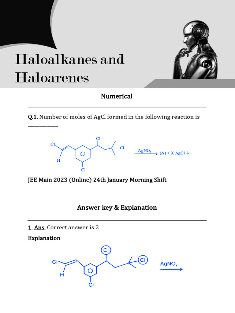 CHEM 12 HALOALKANES AND HALOARENES | PDF | Chemical Reactions | Molecules