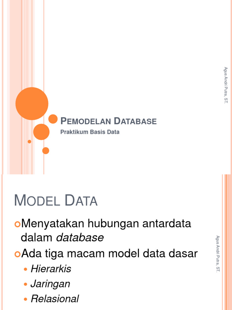 Pert 3 Pemodelan Database | PDF