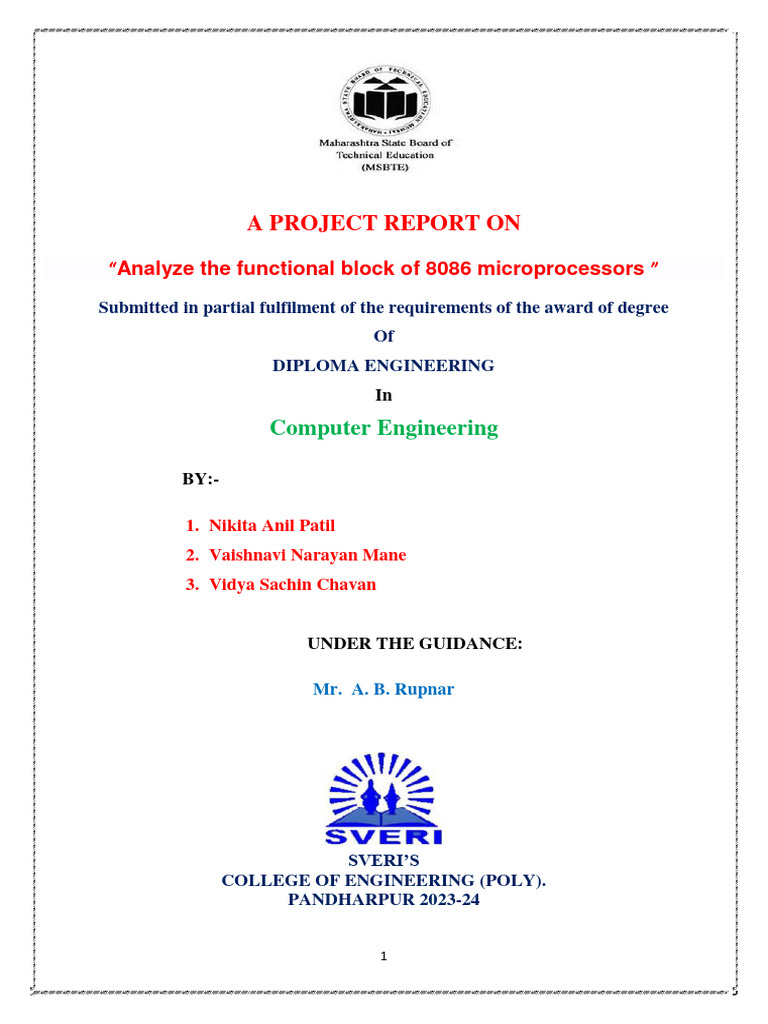 Mic Microproject 3 | PDF | Central Processing Unit | Office Equipment