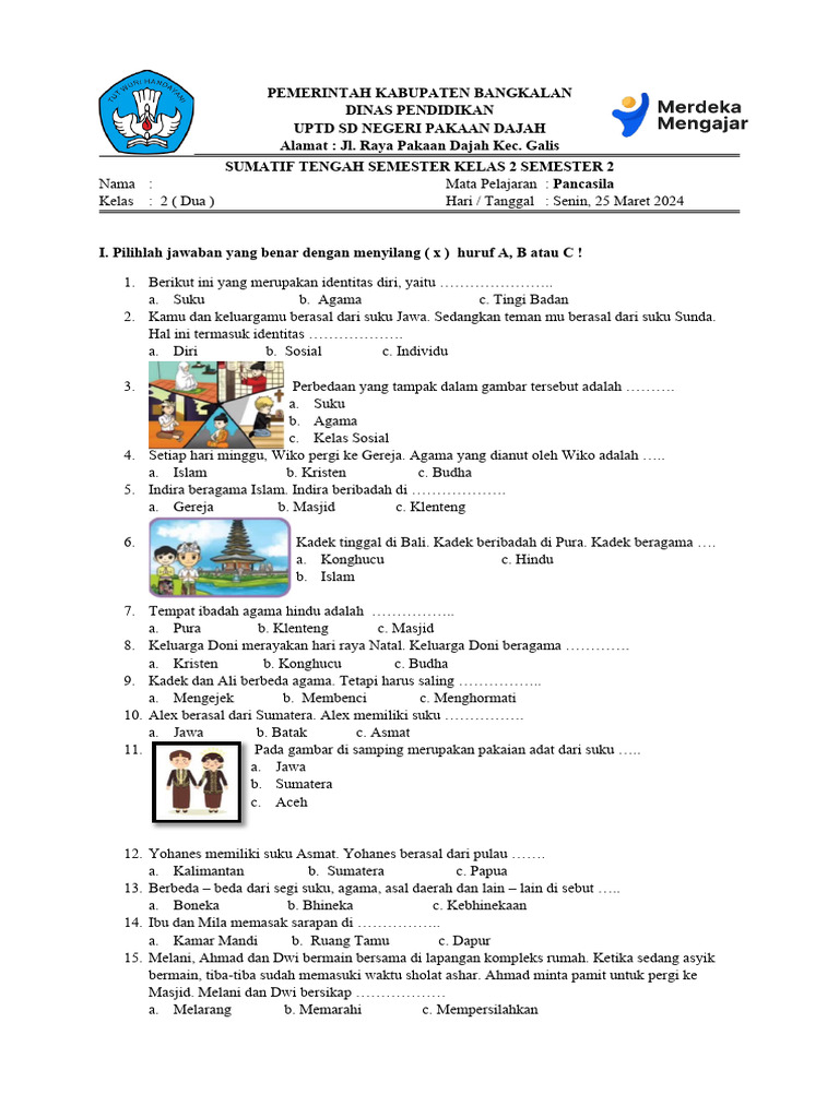 STS Pancasila Semester 2 | PDF