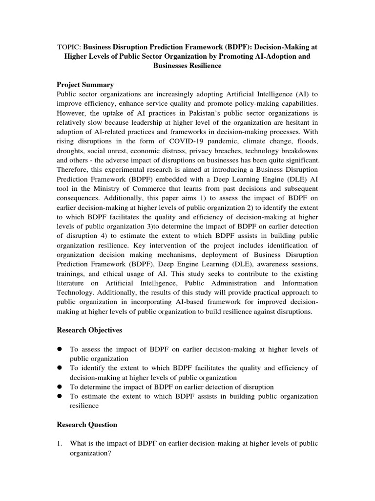 AI Research Proposal | PDF | Artificial Intelligence | Intelligence (AI) & Semantics