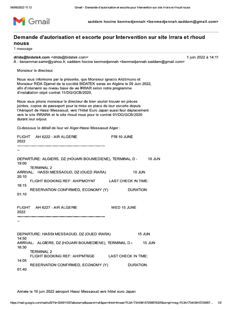 Programmation de la mission | PDF