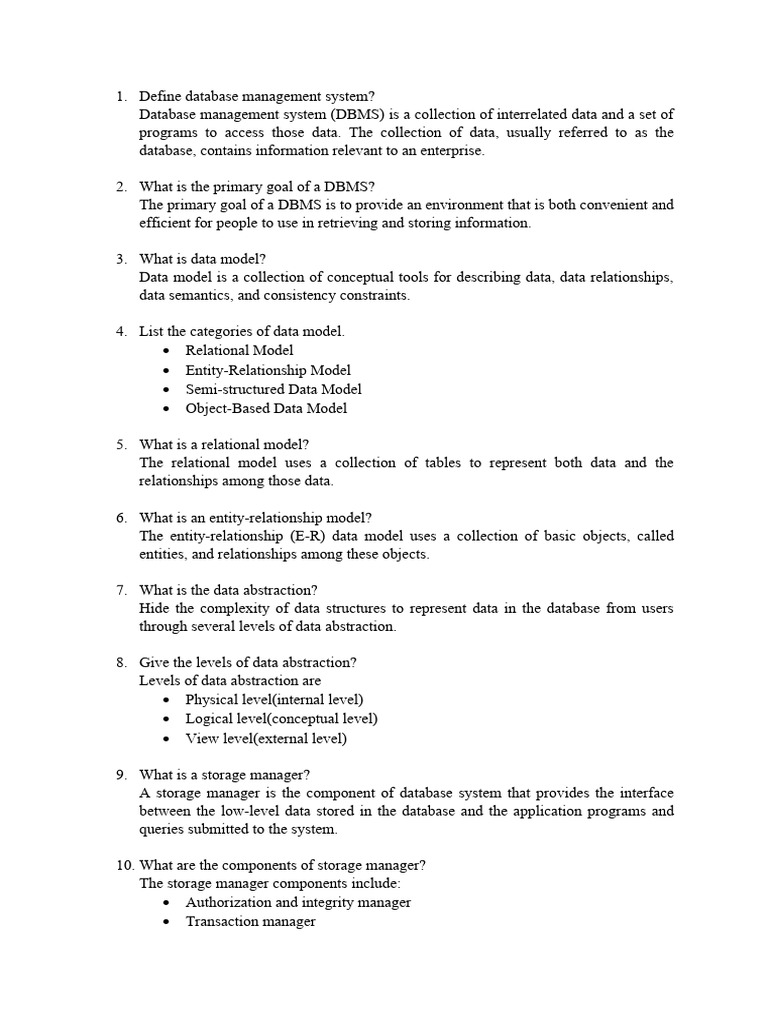Define Database Management System | PDF | Databases | Relational Database