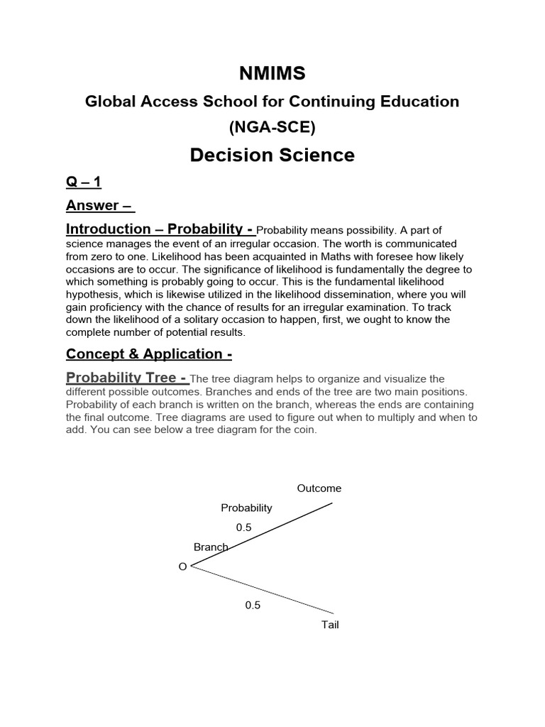 Decision Science | PDF | Coefficient Of Determination | Errors And ...