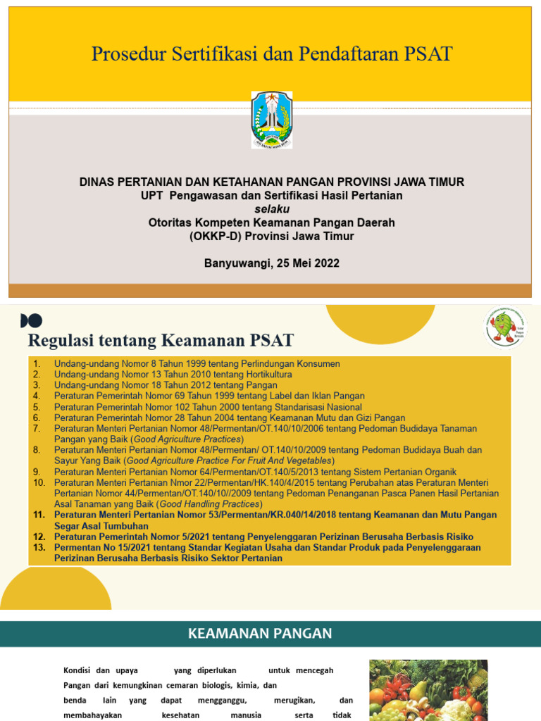 Prosedur Sertifikasi PSAT Jawa Timur | PDF | Bisnis