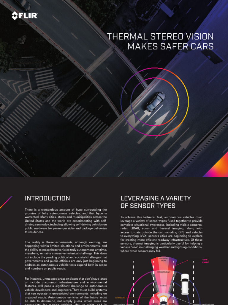 Thermal Stereo Vision for Safer Cars | PDF | Infrared | Stereoscopy