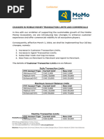 MTN MoMo Charges in Cameroon | PDF